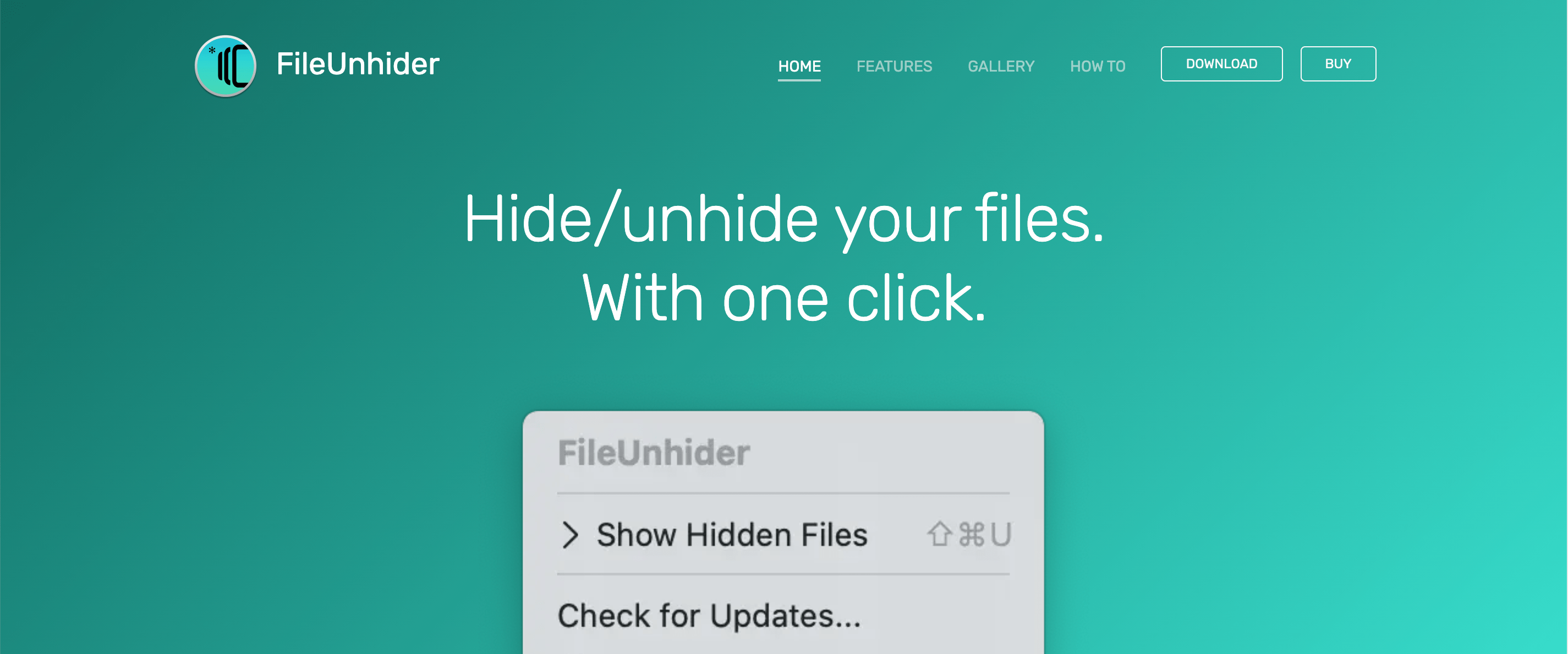 FileUnhider | File Unhider for Mac