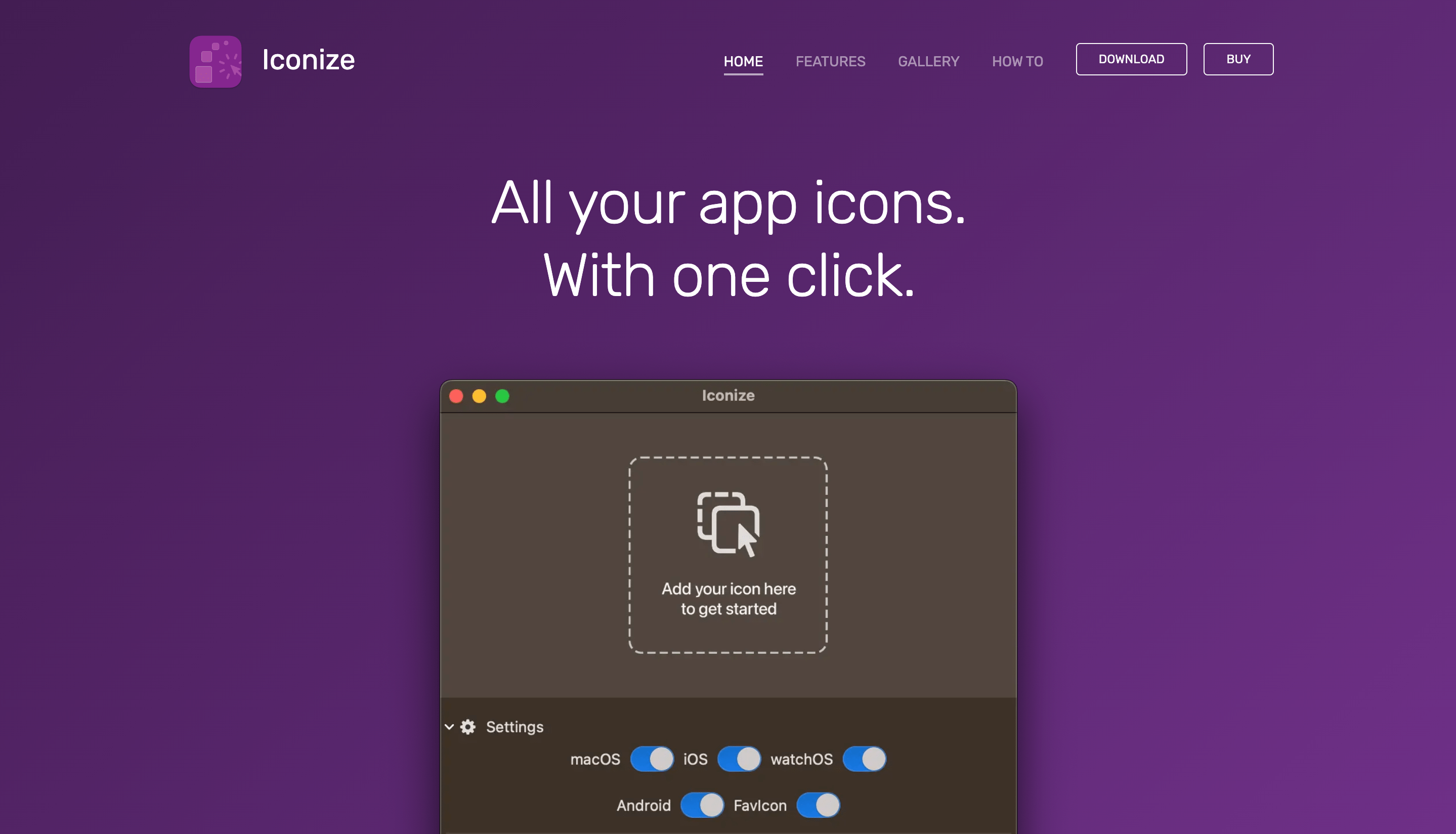 Iconize | App Icon Generator for Mac